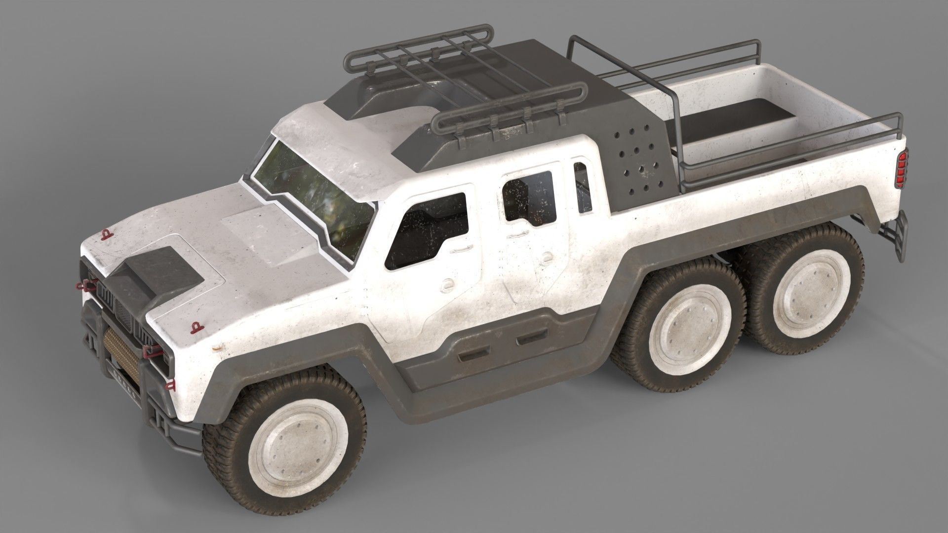 3D model Sci-fi Jeep VR / AR / low-poly | CGTrader