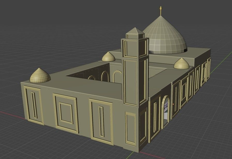 3D model 3D masjid VR / AR / low-poly | CGTrader