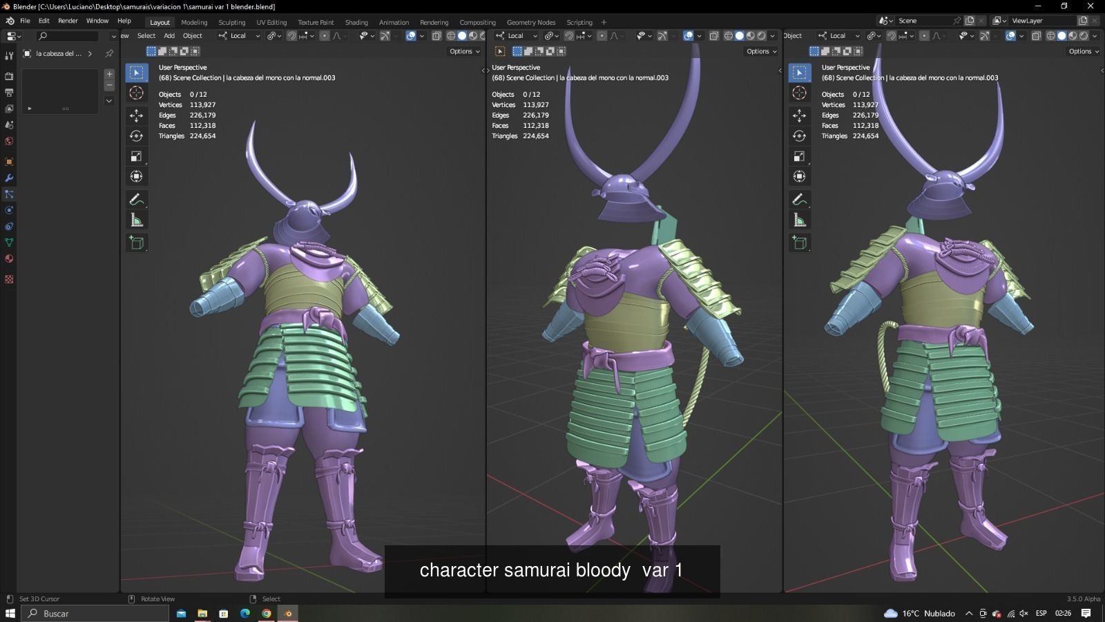 free samurai army pack 3D Model Collection | CGTrader