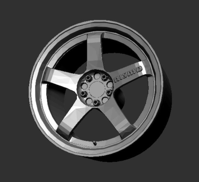 LMGT4 Wheels Rims 3D Print Ready Model Nismo Nissan Motorsport 3D model ...