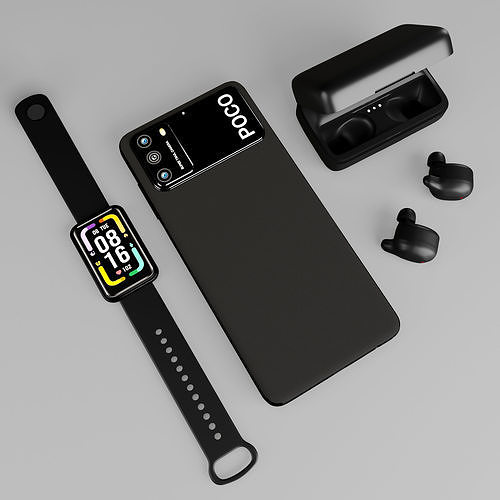 xiaomi set 01 3D model | CGTrader