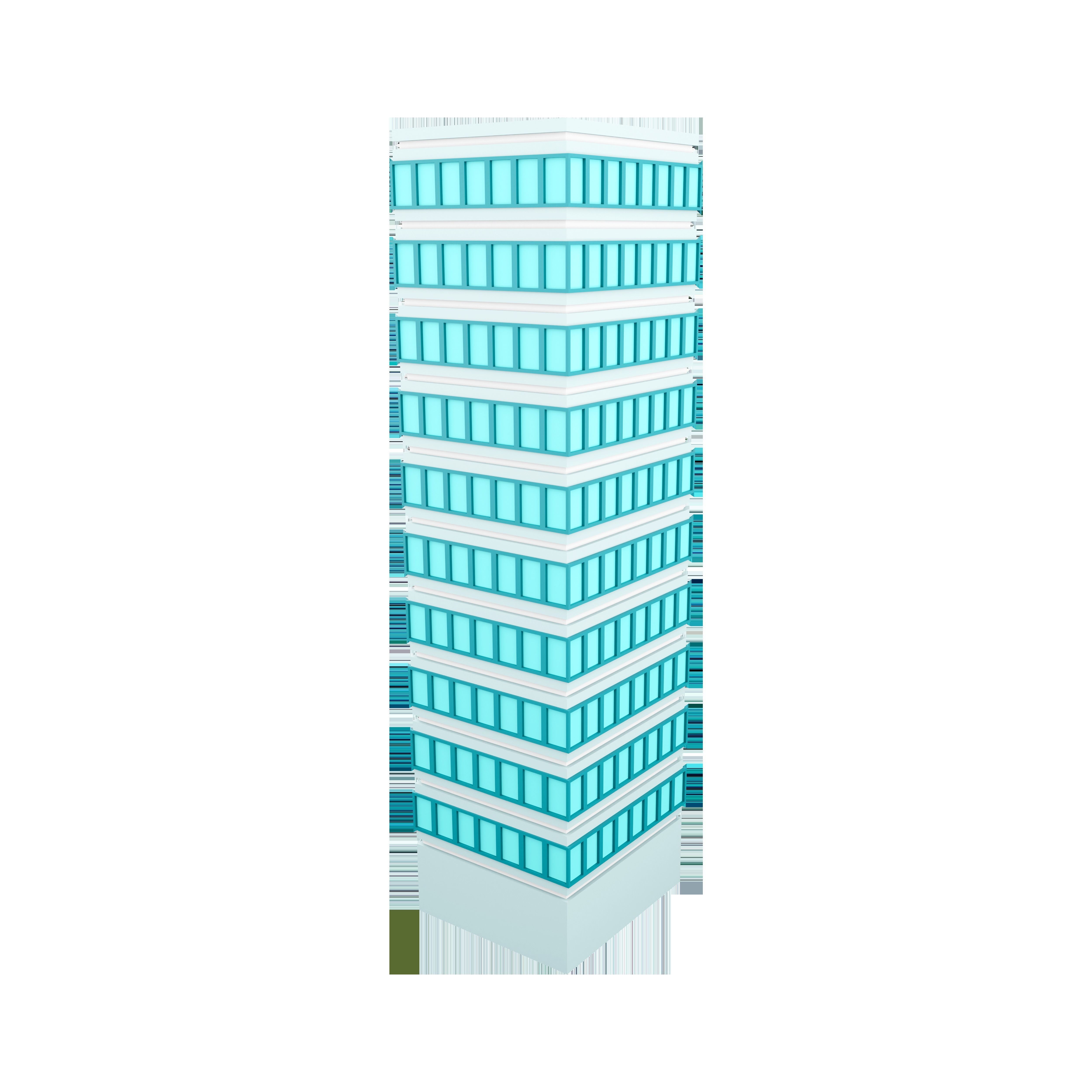 3D skyscraper building icon 3D model | CGTrader