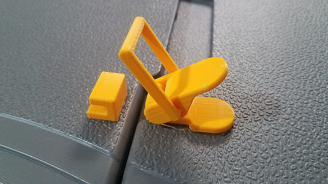 Lever Latch With Locking System 3D model | CGTrader