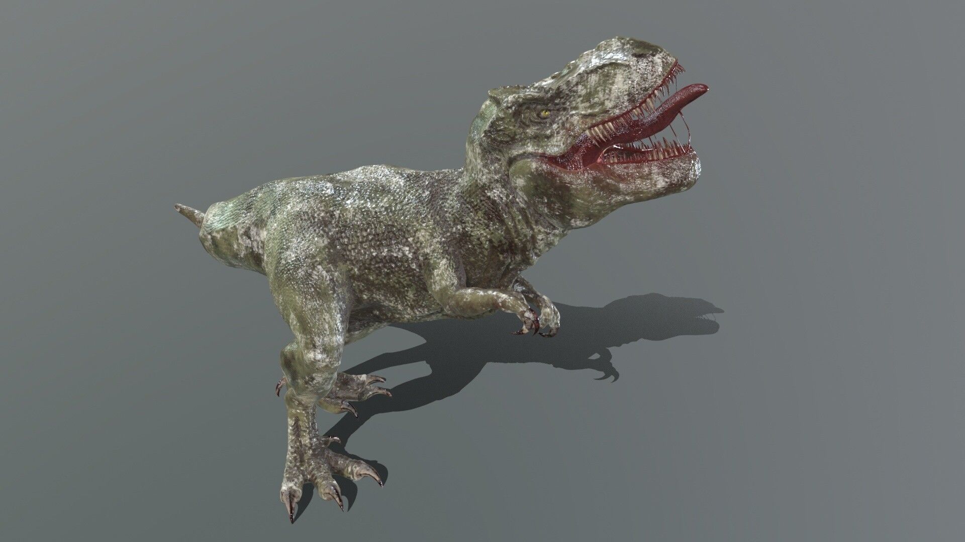 T-REX - TEC PRINTING 3D JURASSIC PARK 3D model 3D printable animated ...