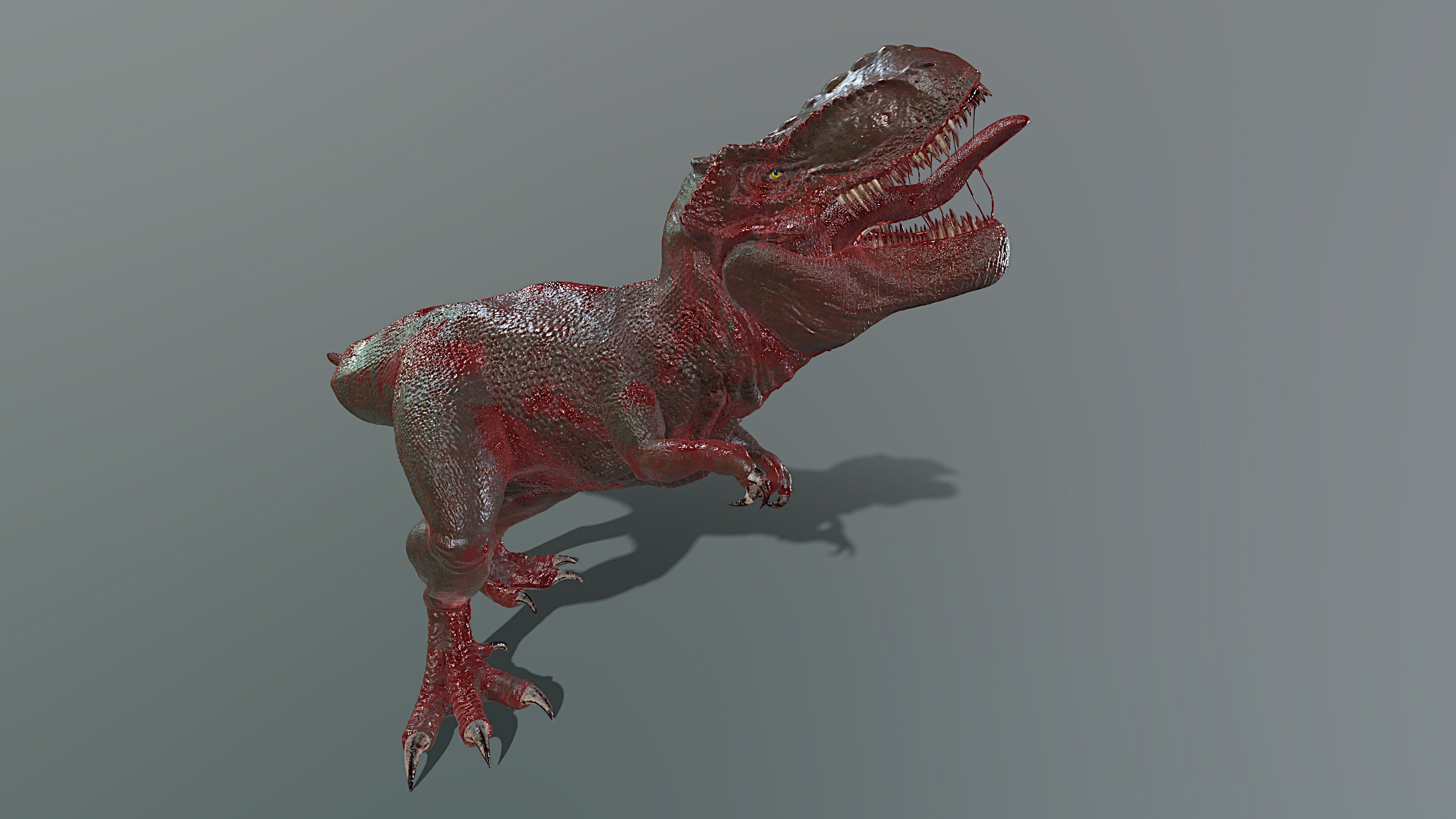 T-REX - TEC PRINTING 3D JURASSIC PARK 3D model 3D printable animated ...