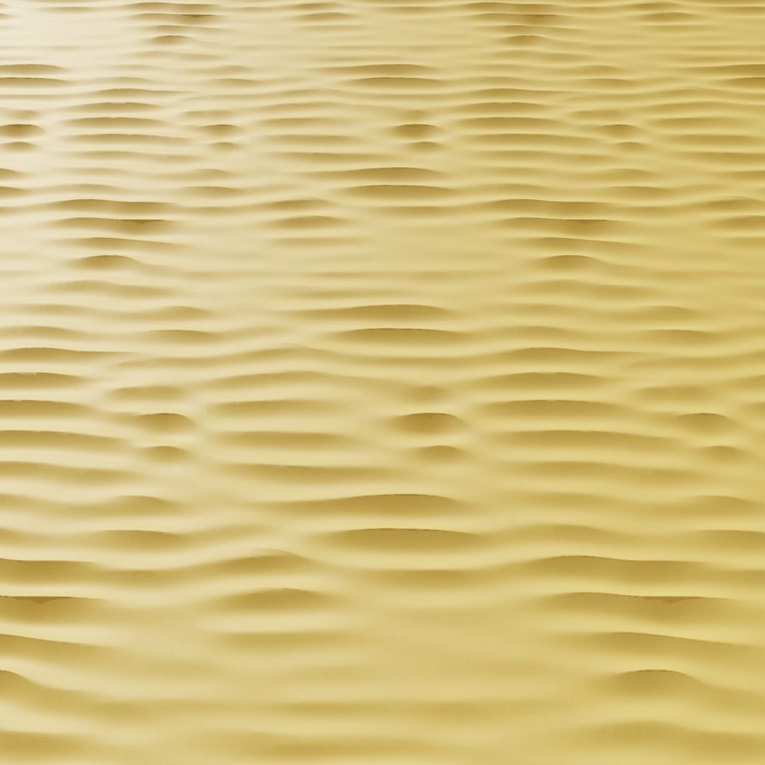 3D model Tileable Sand Terrain Dunes - 4K textures VR / AR / low-poly ...