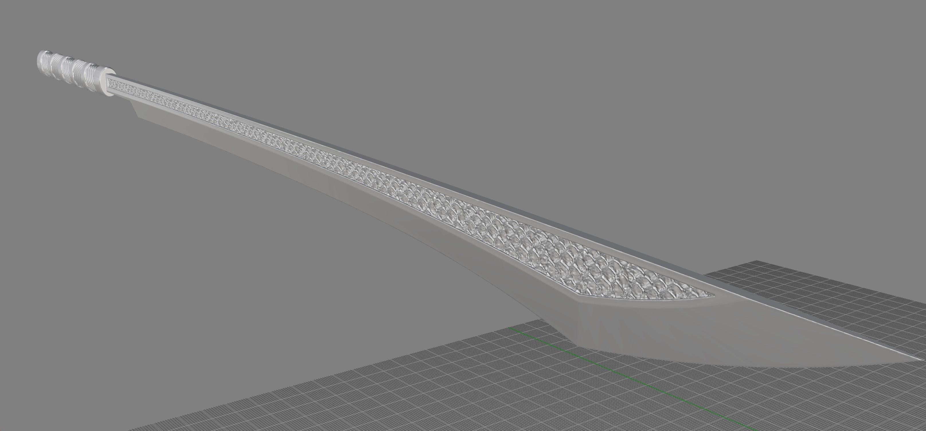 katana snake skin texture 3D print model 3D model 3D printable | CGTrader