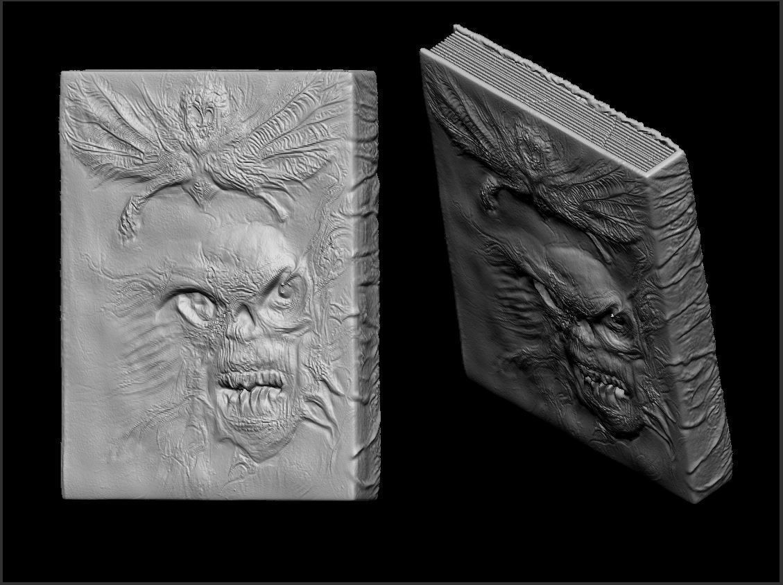 Necronomicon 3D model 3D printable | CGTrader