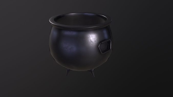 3D model Cauldron - Witches Cauldron 3D Model VR / AR / low-poly | CGTrader