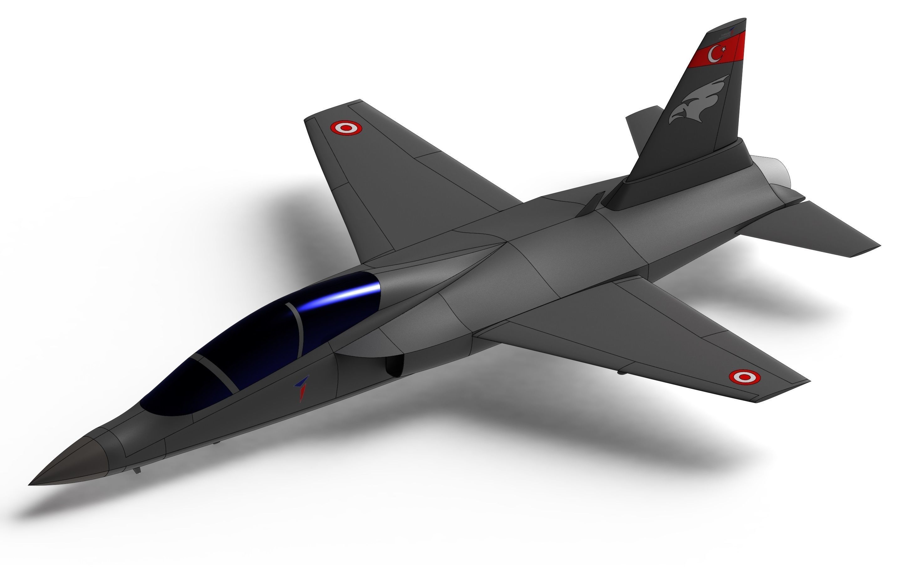 Hurjet Aircraft - TurkishAerospace 3D model | CGTrader