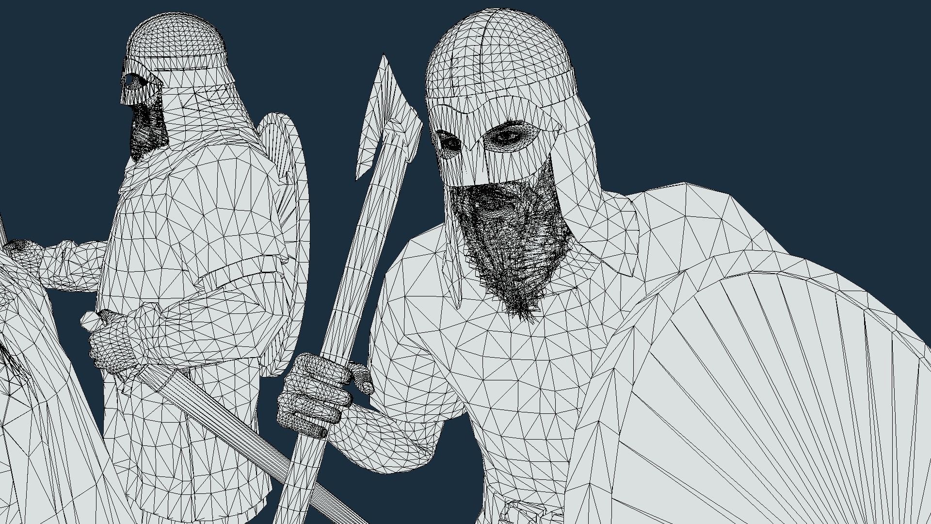 3D model Vikings VR / AR / low-poly | CGTrader