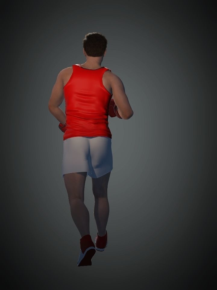 3D model Boxer human model fbx VR / AR / low-poly | CGTrader