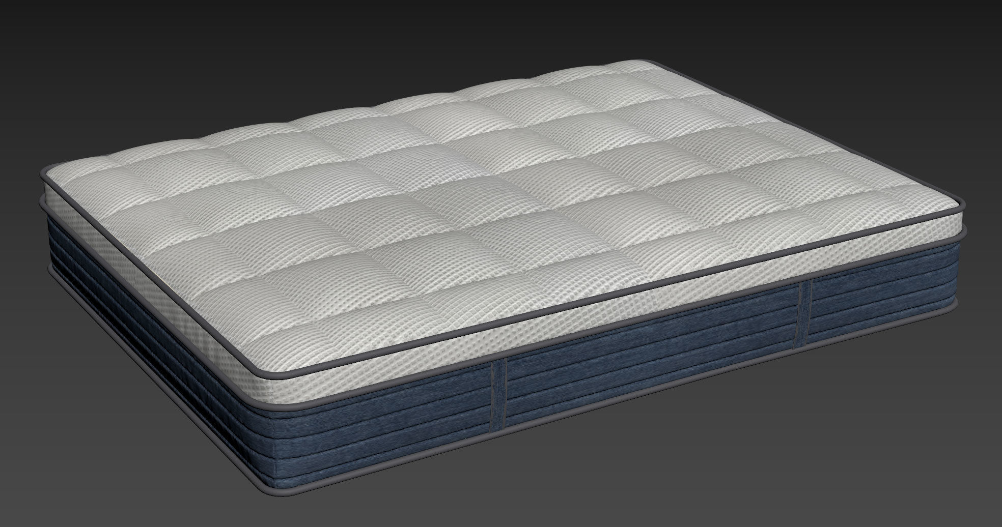 Mattress cross section view model 3D model | CGTrader
