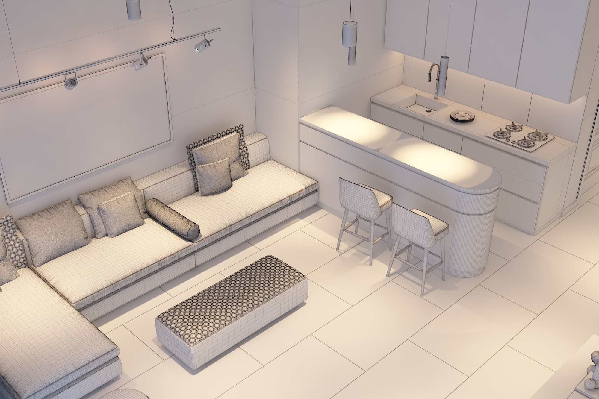 LIVING ROOM 3D model | CGTrader