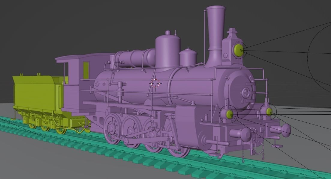 Train 3D model | CGTrader