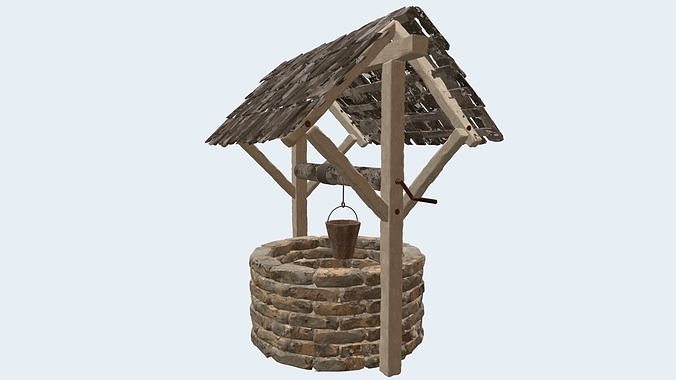 Medieval water well 3D model | CGTrader