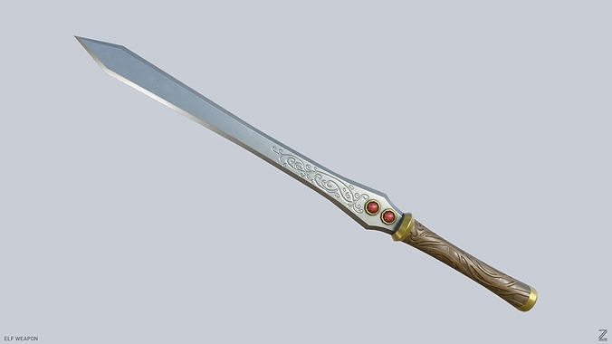 3D model Elf weapon VR / AR / low-poly | CGTrader