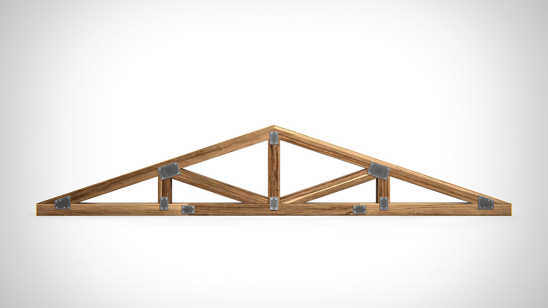 3D model Wooden Truss Howe PBR VR / AR / low-poly | CGTrader