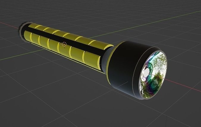 3D model rubber grip flashlight VR / AR / low-poly | CGTrader
