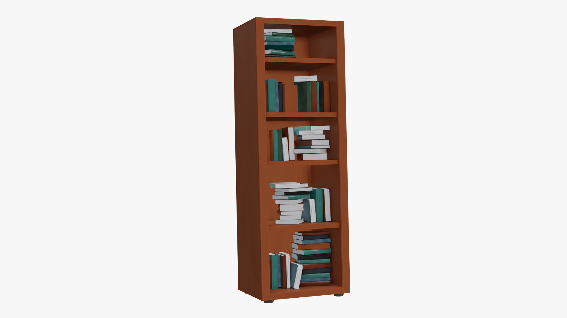 3D model cartoon Closet with books VR / AR / low-poly | CGTrader