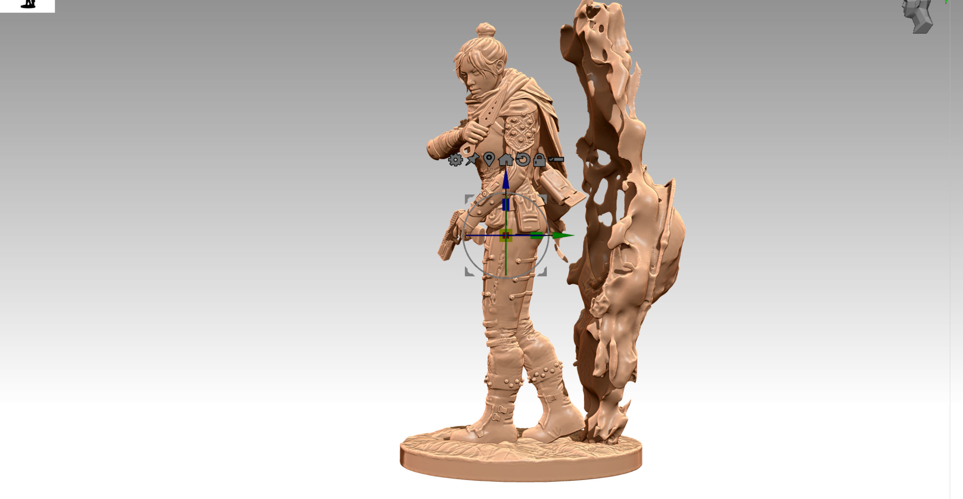 Apex Legends Wraith 3D print OBJ STL 3D model 3D printable | CGTrader