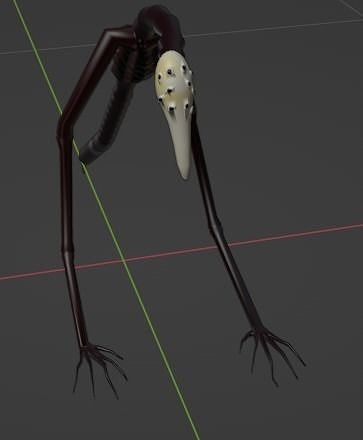 God of Roadkill - rig creature trevor henderson 3D model | CGTrader