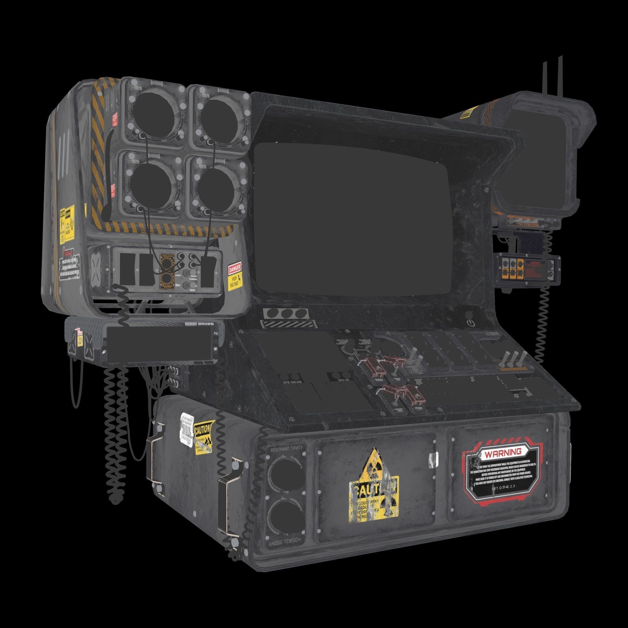 3D model Radar CPU Computer VR / AR / low-poly | CGTrader