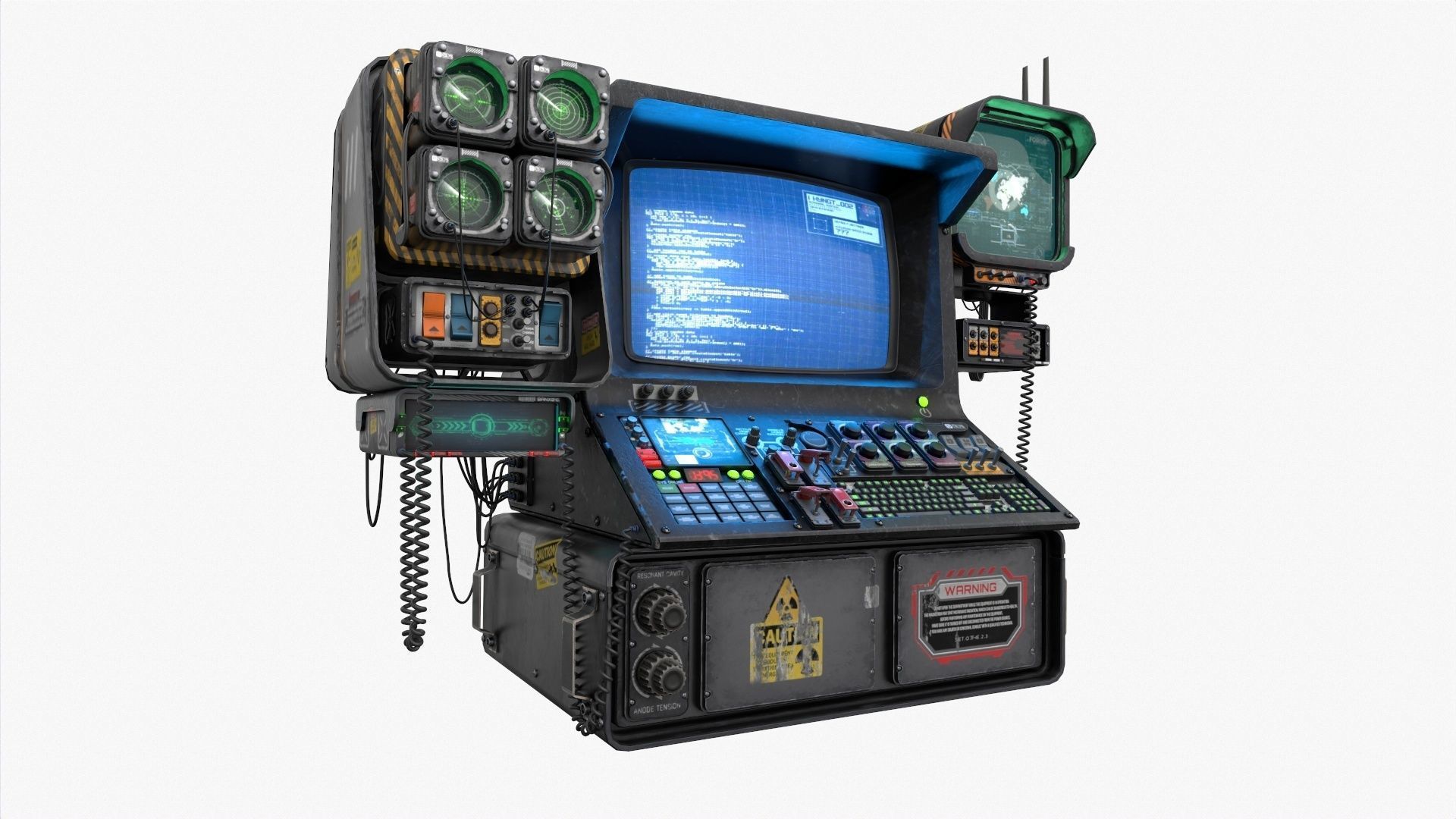 3D model Radar CPU Computer VR / AR / low-poly | CGTrader