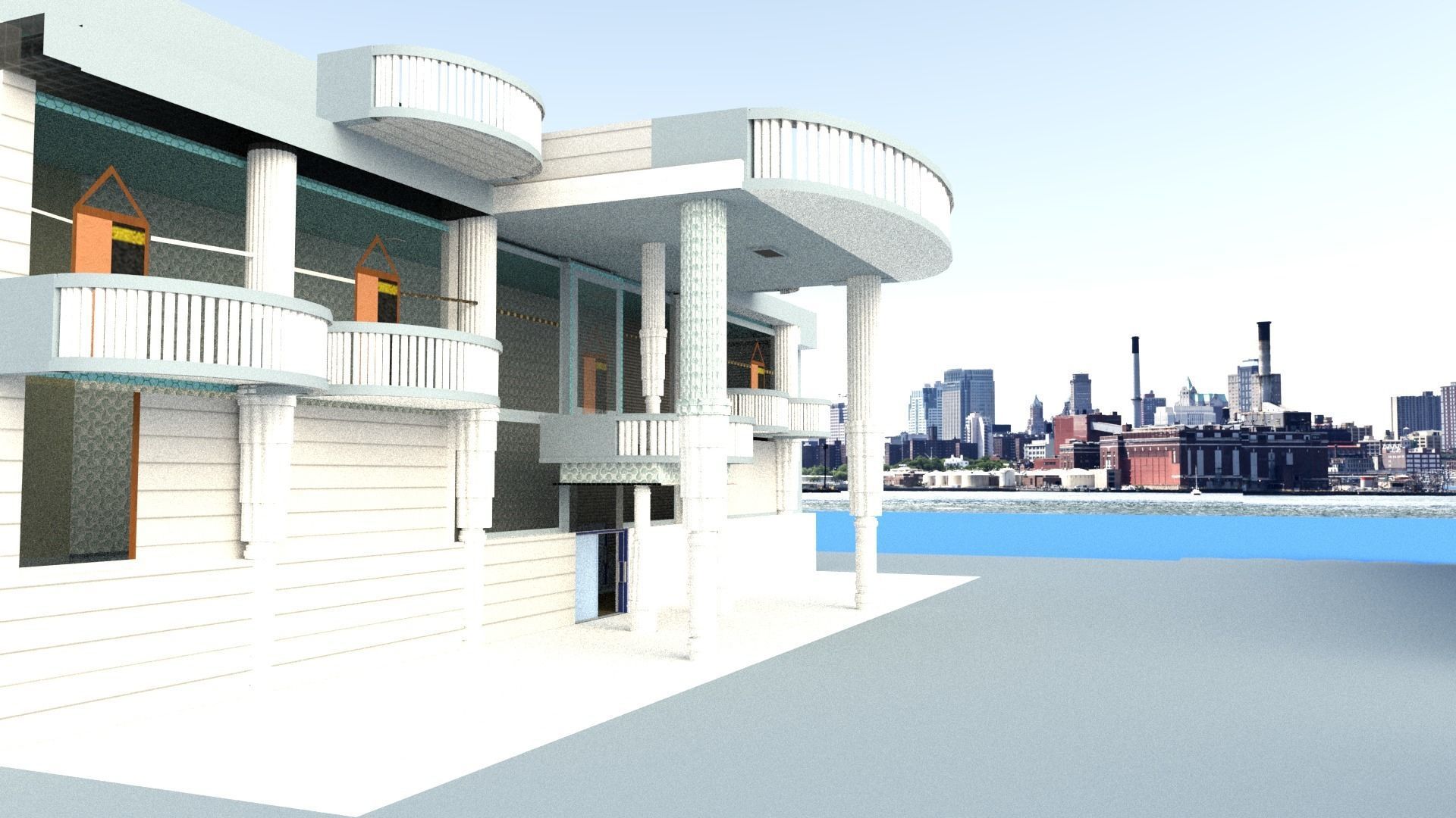 Use free SketchUp 3d house exterior modeling design 3D model | CGTrader