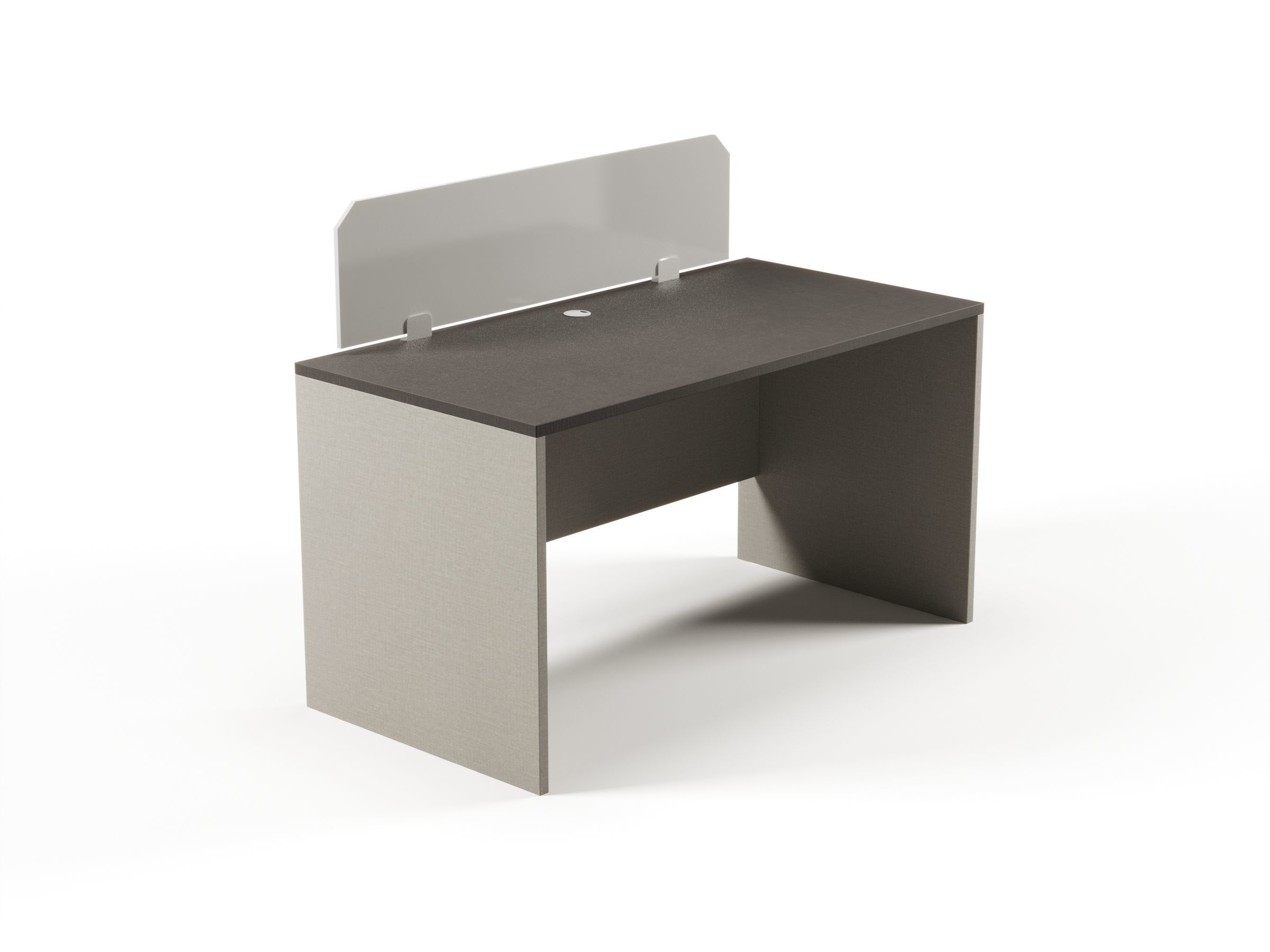 Modern Office Desk For Staff free 3D model | CGTrader