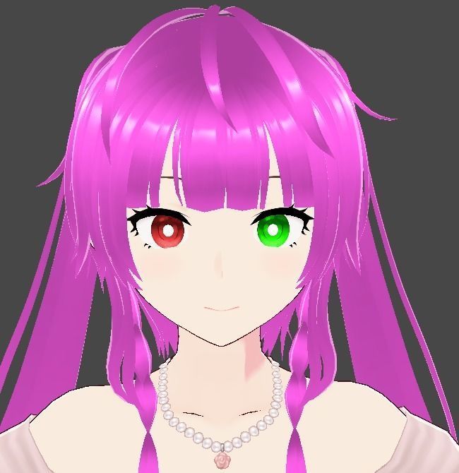 Vtuber for Streaming 3D model animated rigged | CGTrader