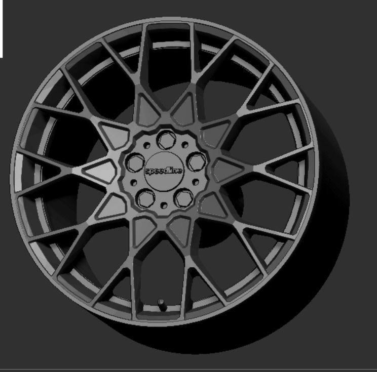 Speedline SL3 Cesare Wheels Rims 3D Print Ready 3D model 3D printable ...