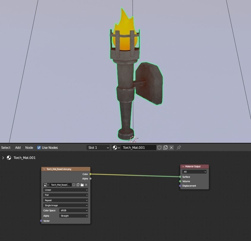 3D model Stylized Torch VR / AR / low-poly | CGTrader