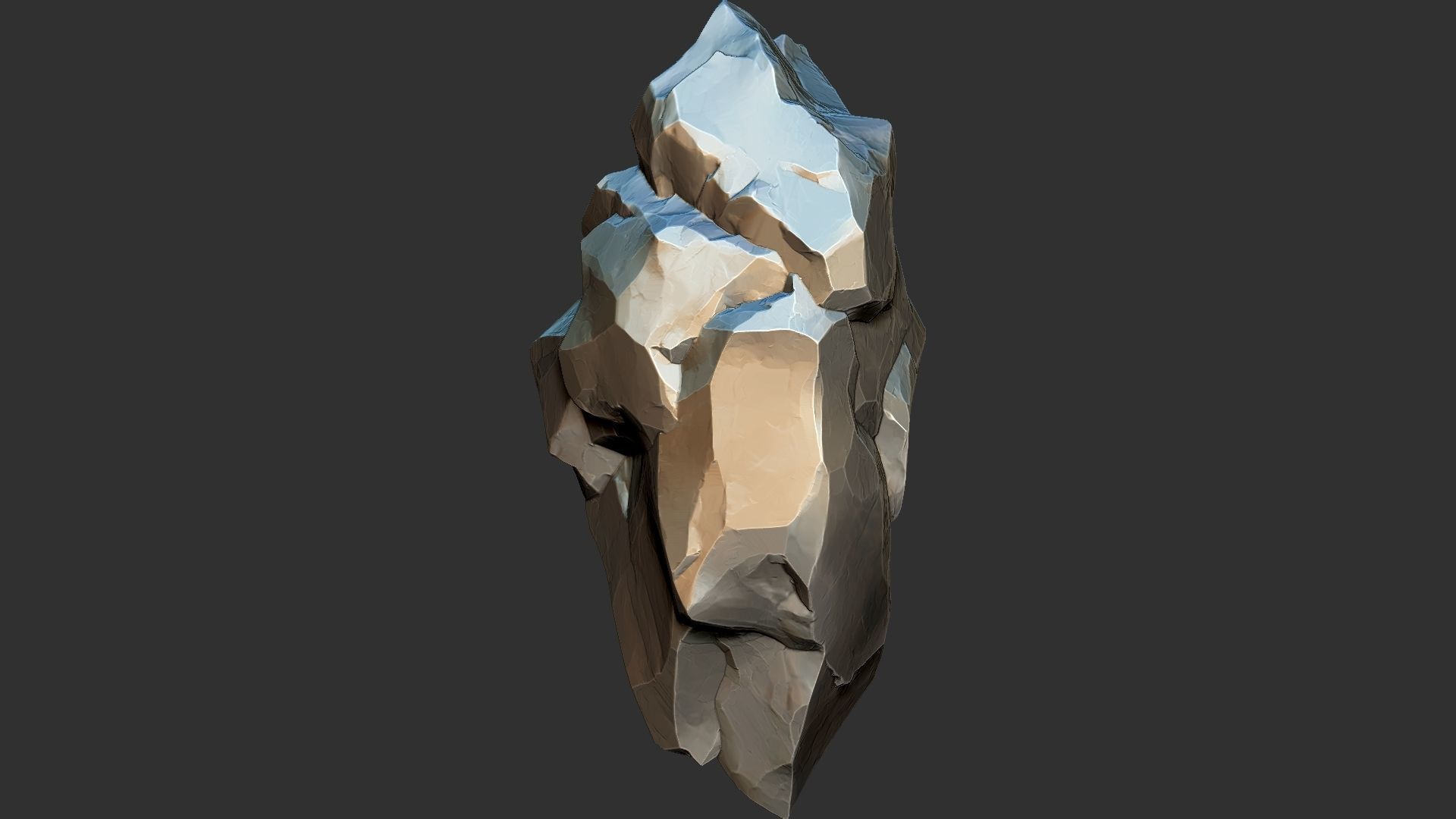 3D Suspended Mountain Zbrush sculpt 3D model | CGTrader
