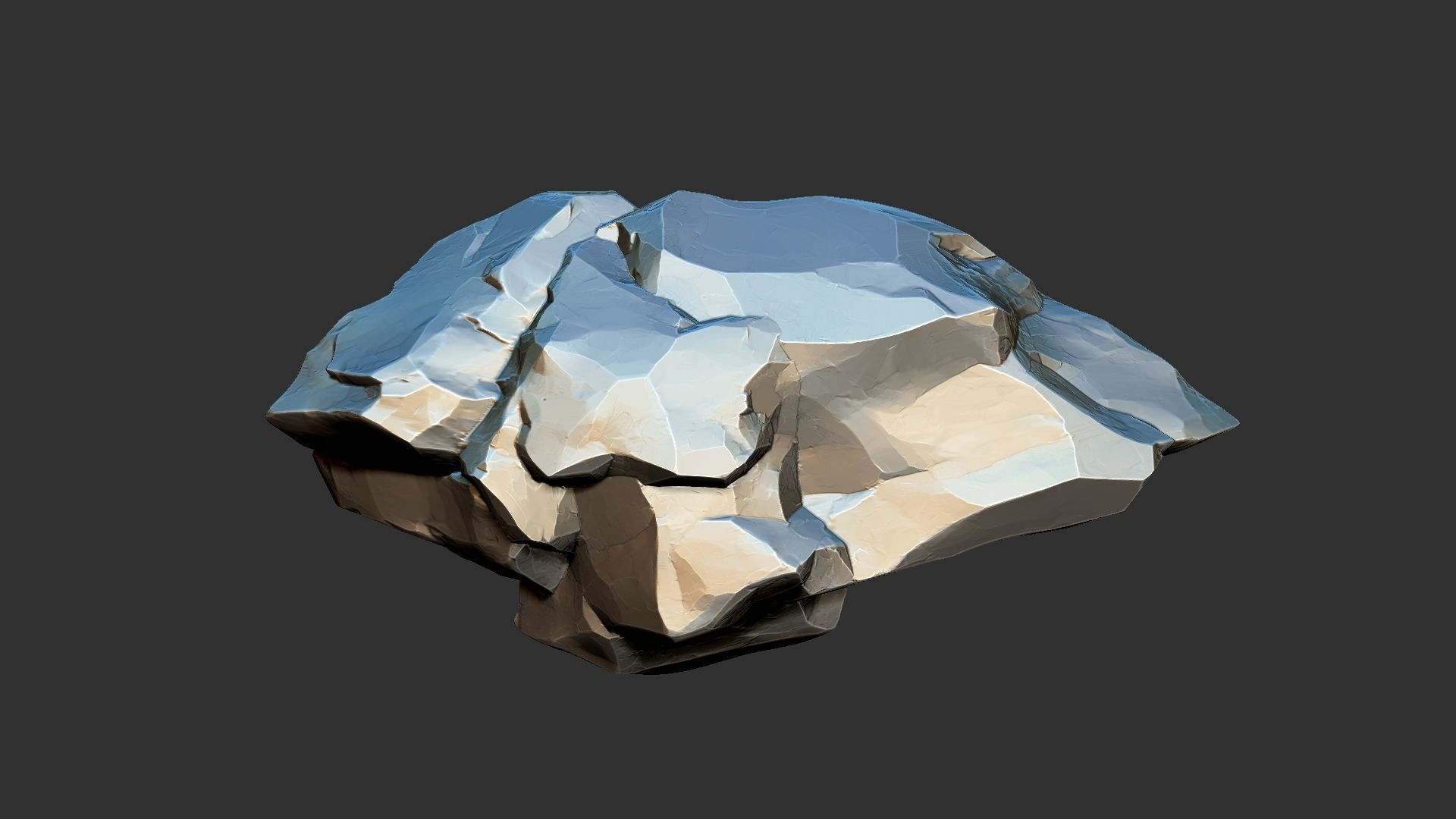 3D Suspended Mountain Zbrush sculpt 3D model | CGTrader