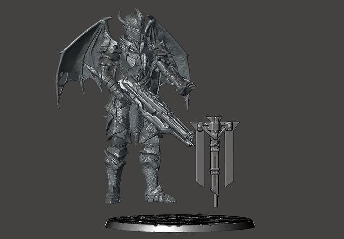 GALENA QUAKE CHAMPIONS TOTEM EPIC VANITY ULTRA HIGH DETAILED STL 3D ...