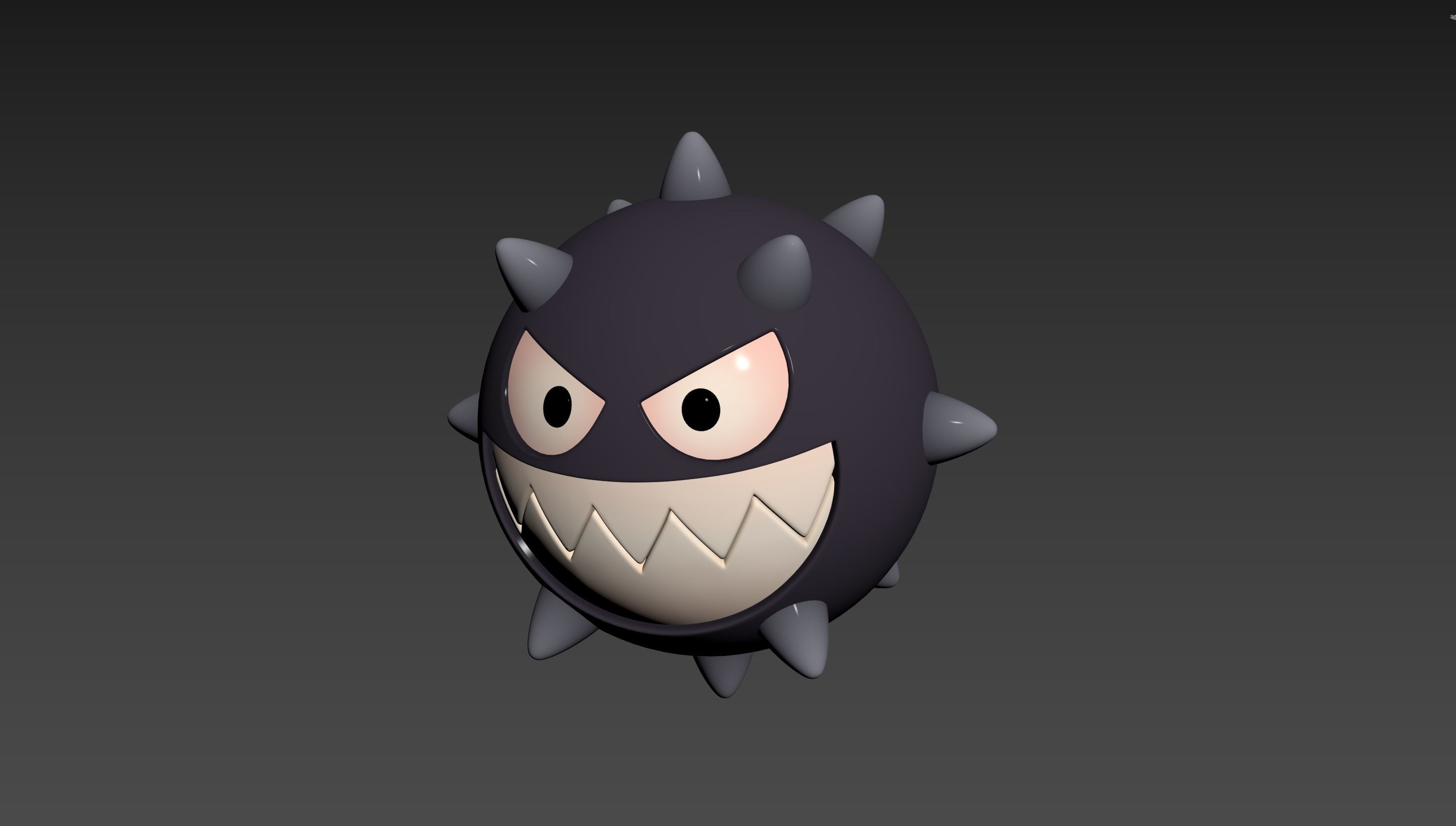 Character244 Spike Ball 3D model | CGTrader