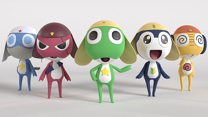 Sgt Frog 3D Model 3D Model Collection | CGTrader