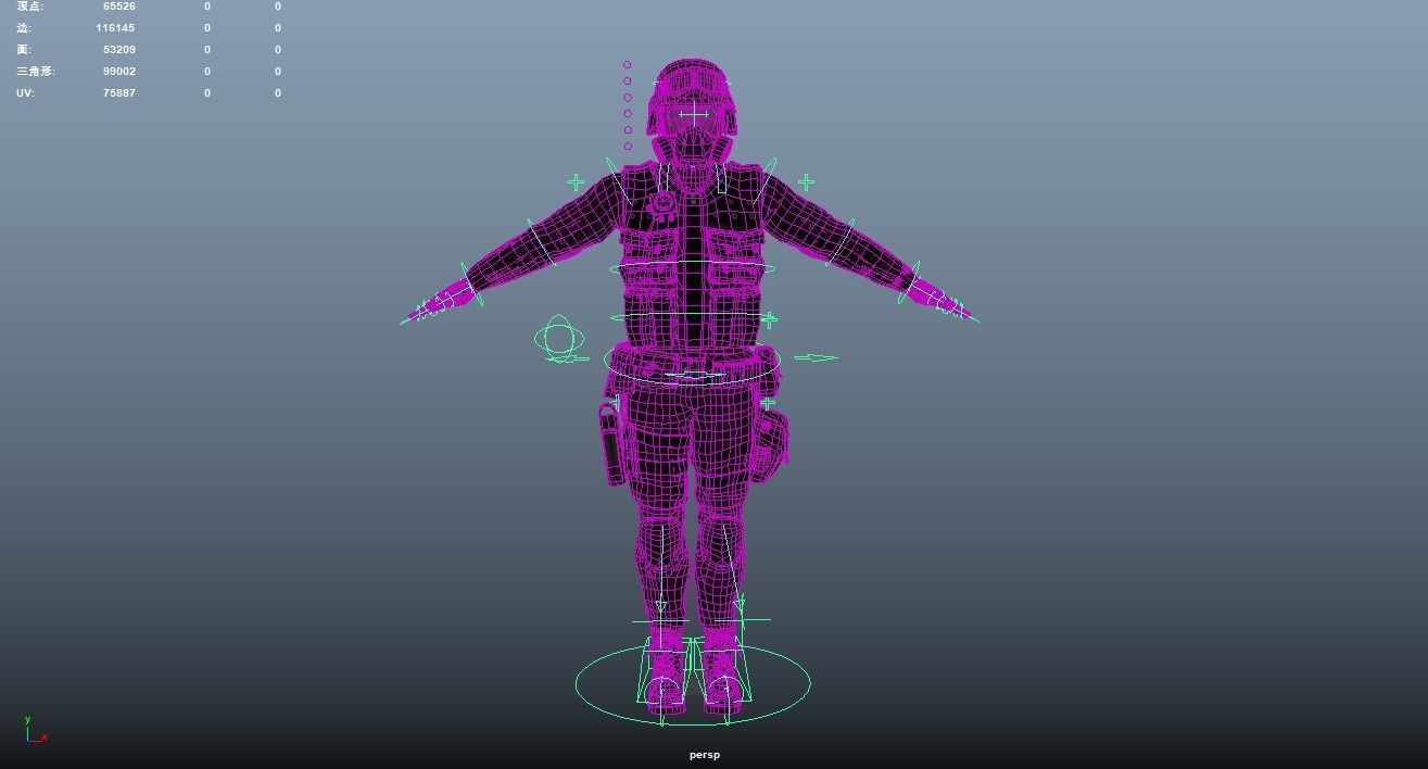 3D model Male SWAT Officer Rigged VR / AR / low-poly | CGTrader