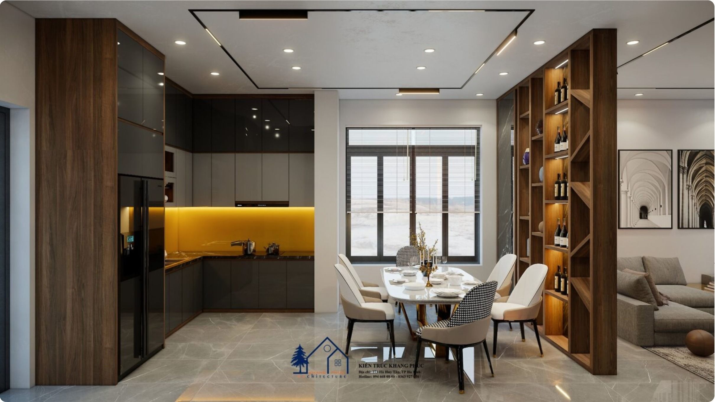 Sketchup Living Room Kitchen Interior ENSCAPE READY 3D model | CGTrader