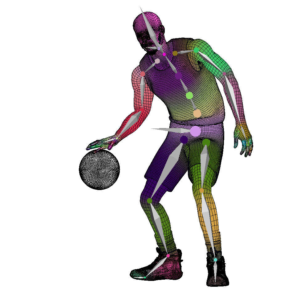 3D Avery Bradley Los Angeles Lakers NBA 3D model animated rigged | CGTrader