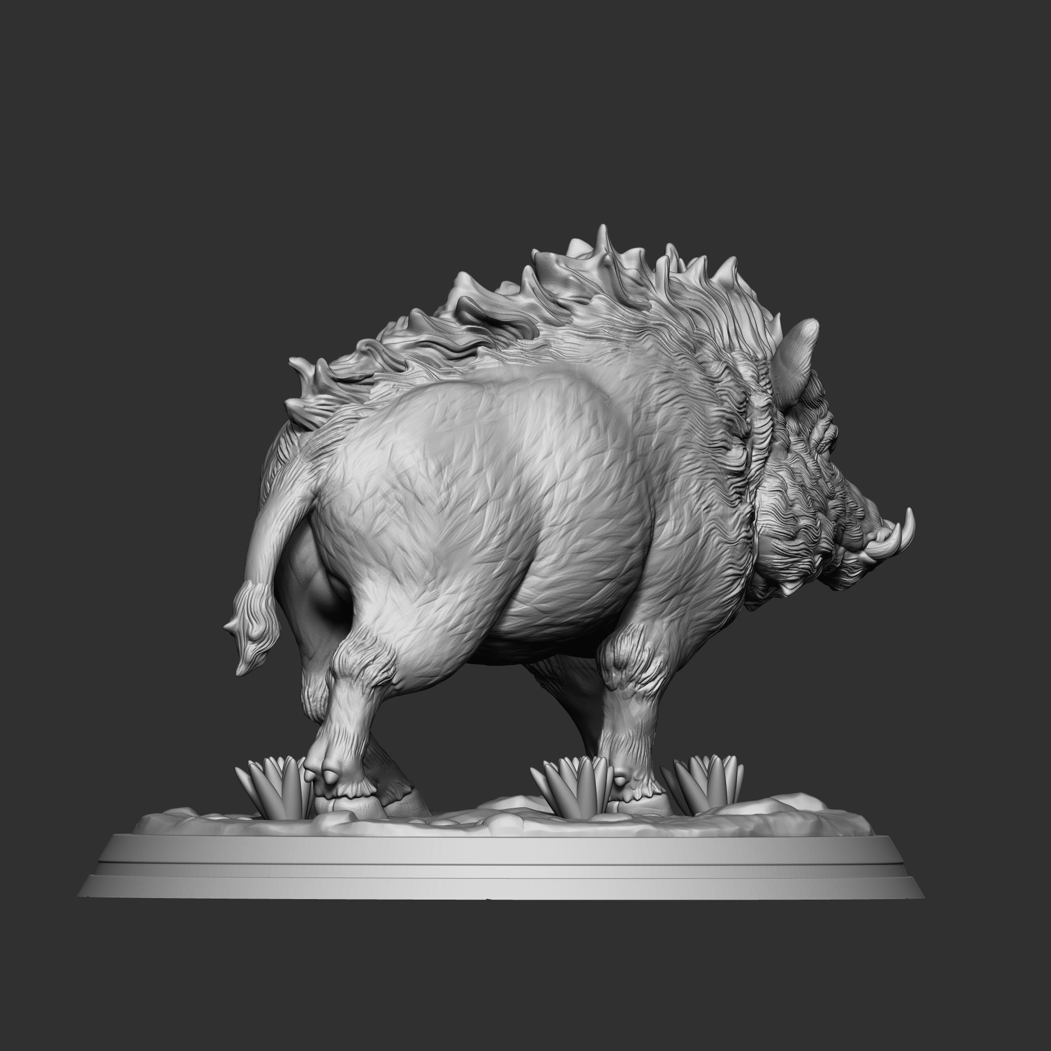 WILD BOAR free 3D model 3D printable | CGTrader