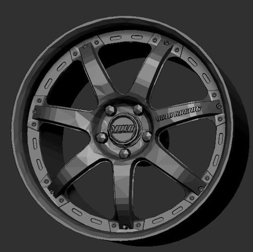 Volk Rays GT7 Wheels Rims 3D Print Ready 3D model 3D printable | CGTrader
