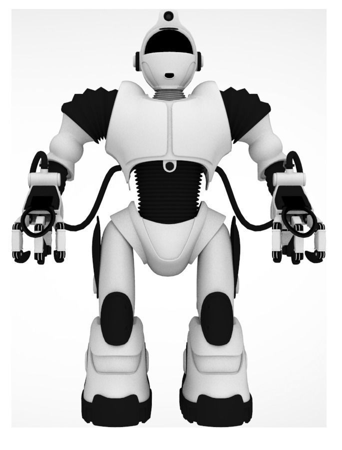 Collection of 7 toy robots 3D model | CGTrader