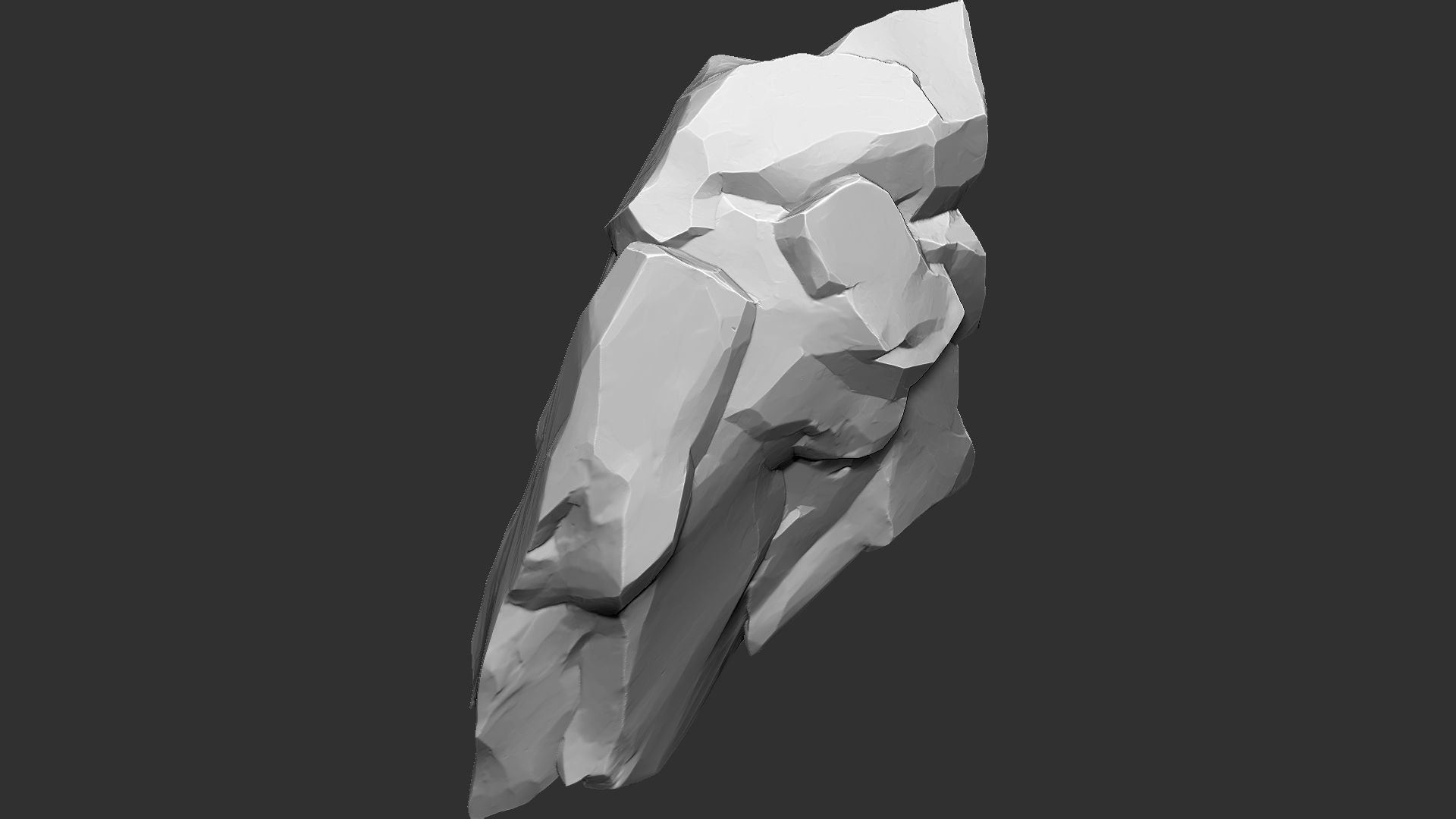 3D Suspended Mountain Zbrush sculpt 3D model | CGTrader