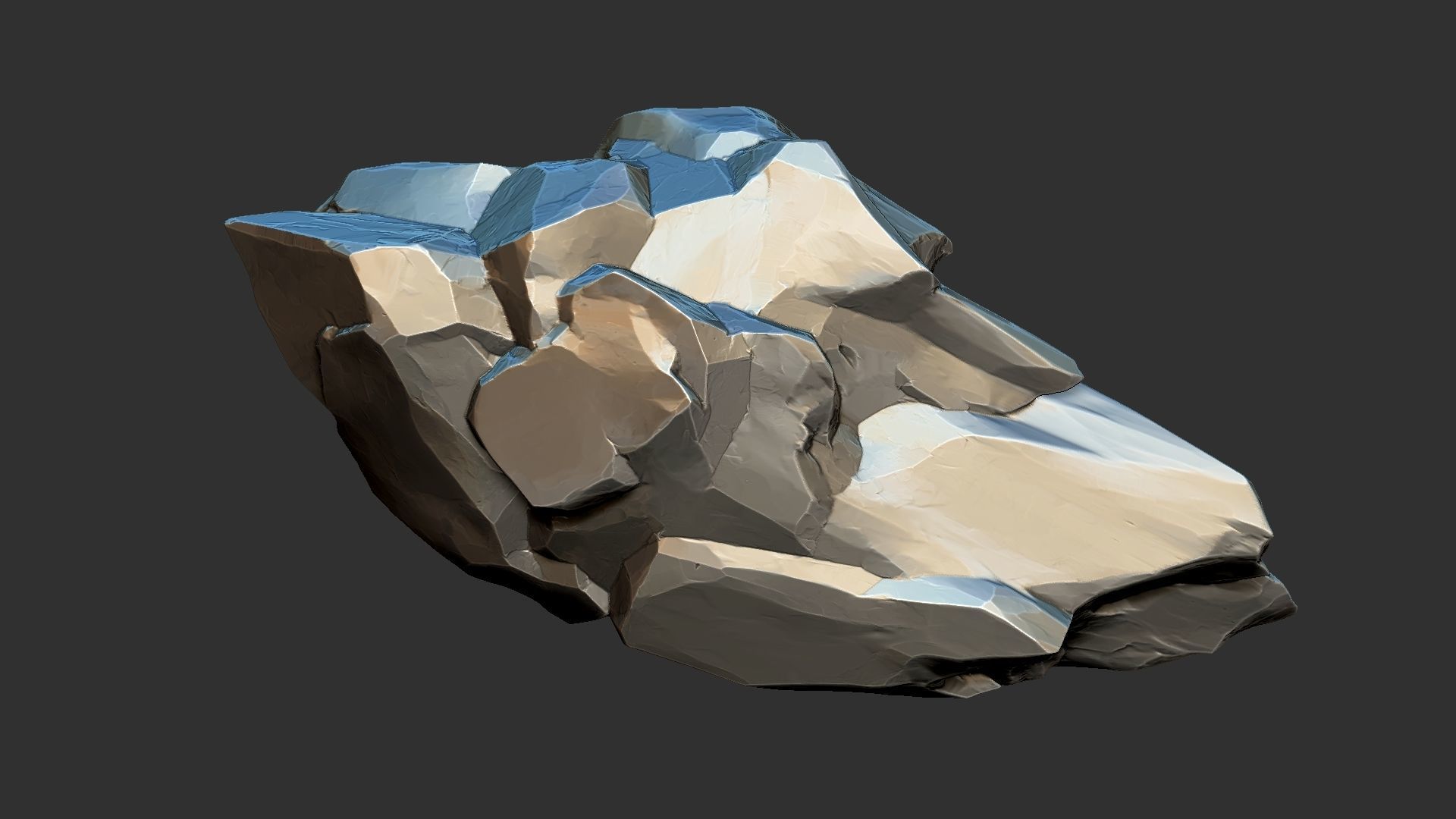 3D Suspended Mountain Zbrush sculpt 3D model | CGTrader