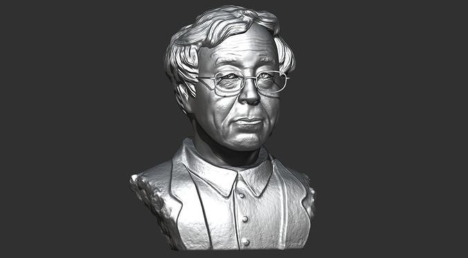 Satoshi Nakamoto Print Stl 3D model 3D printable | CGTrader