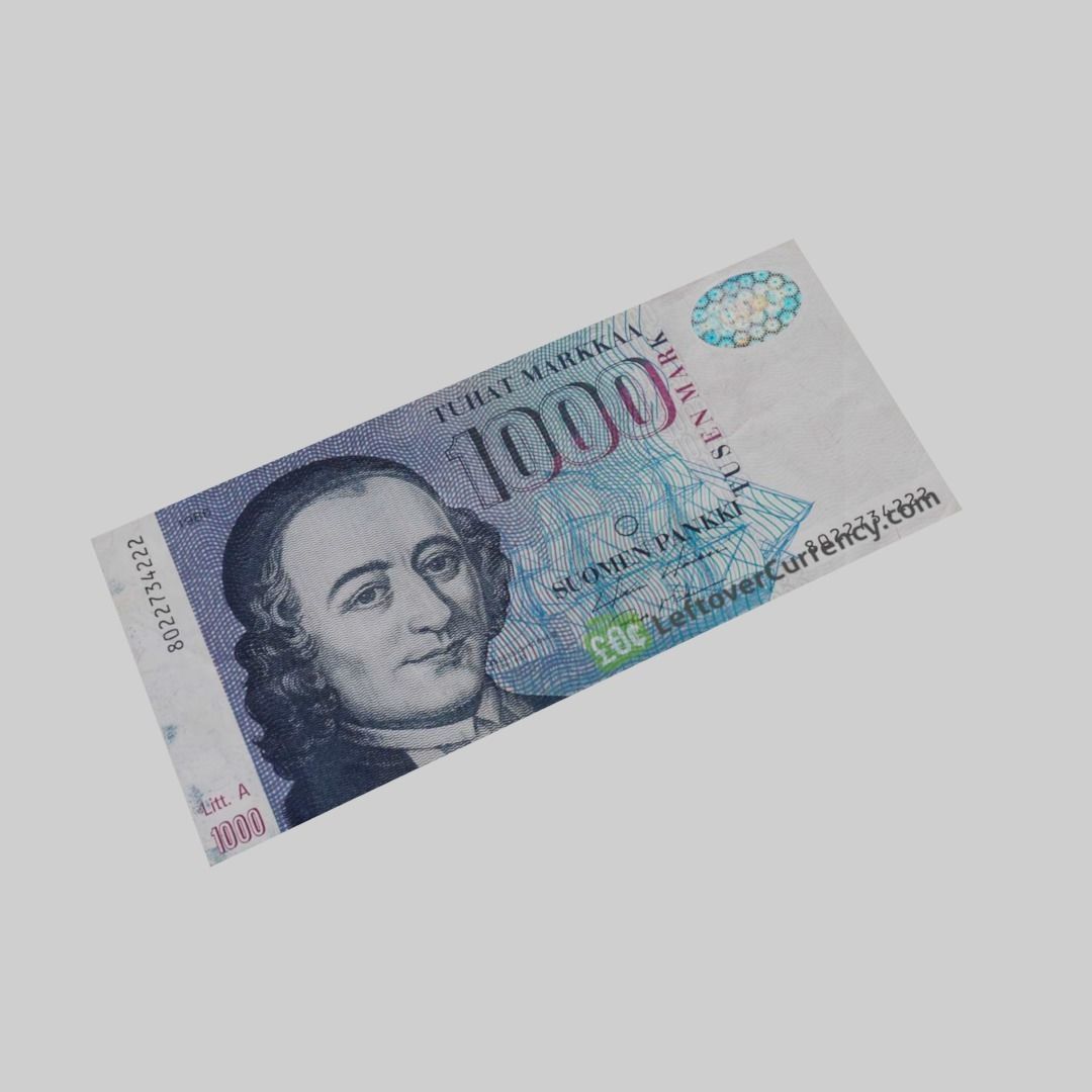 3D model Finland currency VR / AR / low-poly | CGTrader