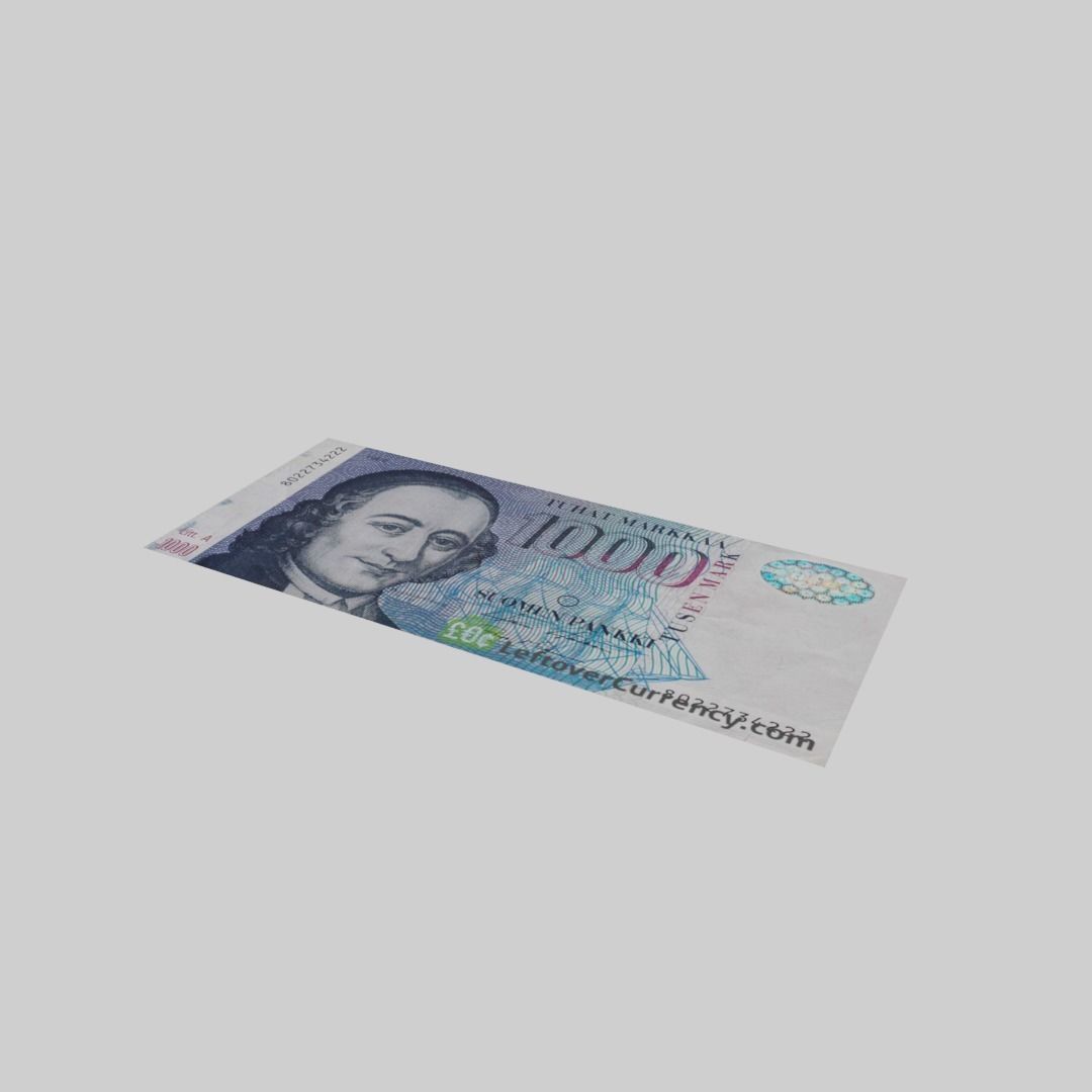 3D model Finland currency VR / AR / low-poly | CGTrader