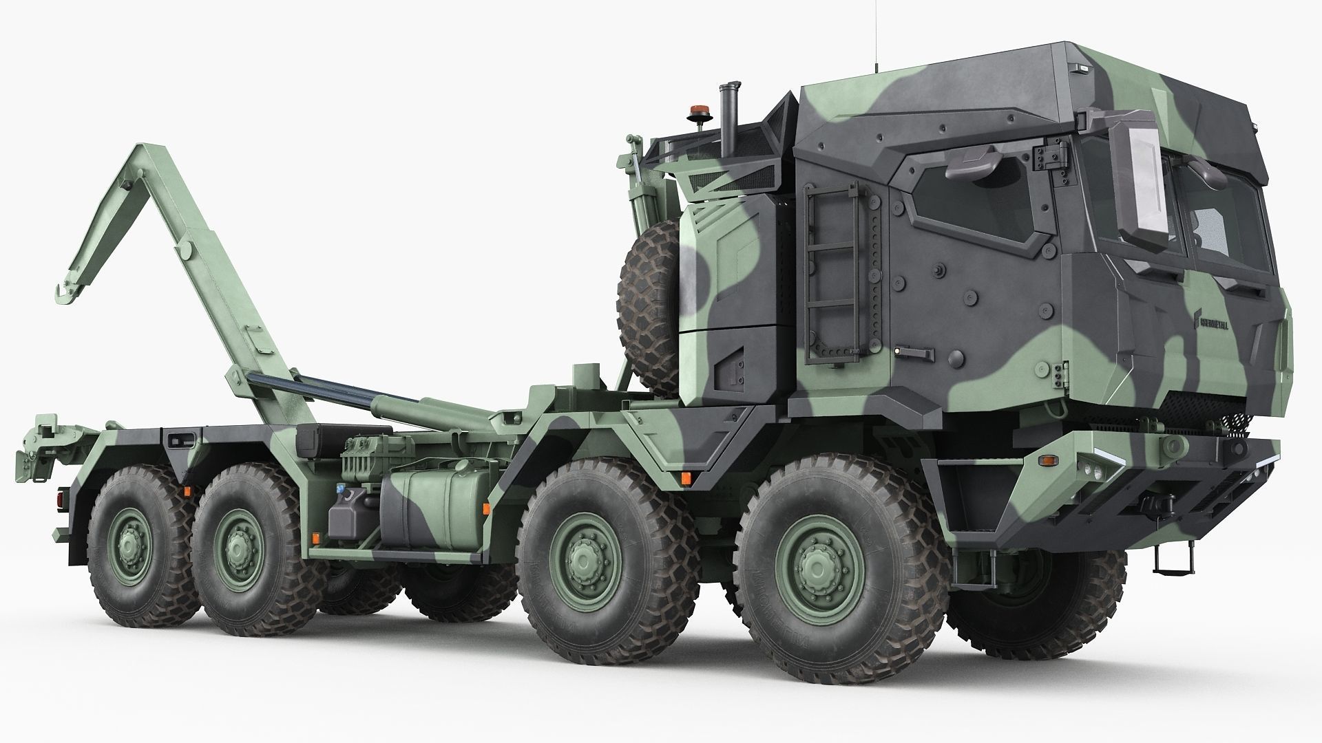 RMMV HX3 tactical military truck 8x8 3D model | CGTrader